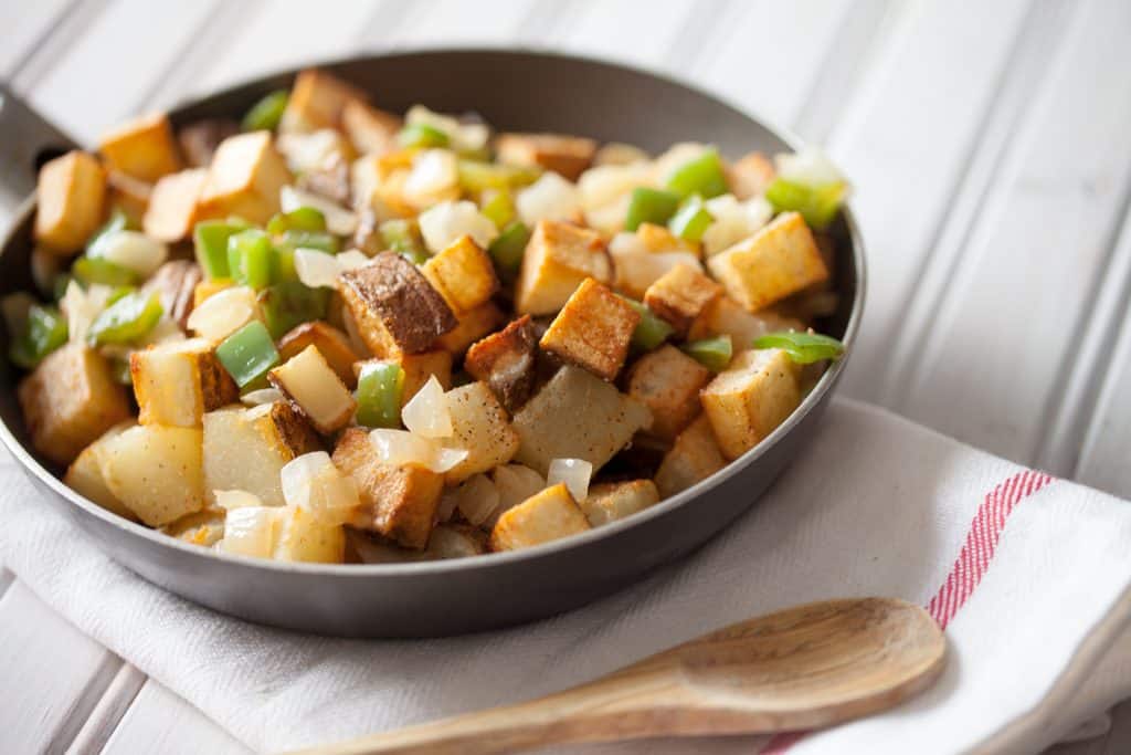 Homemade Breakfast Potatoes (home fries) | Call Me Betty