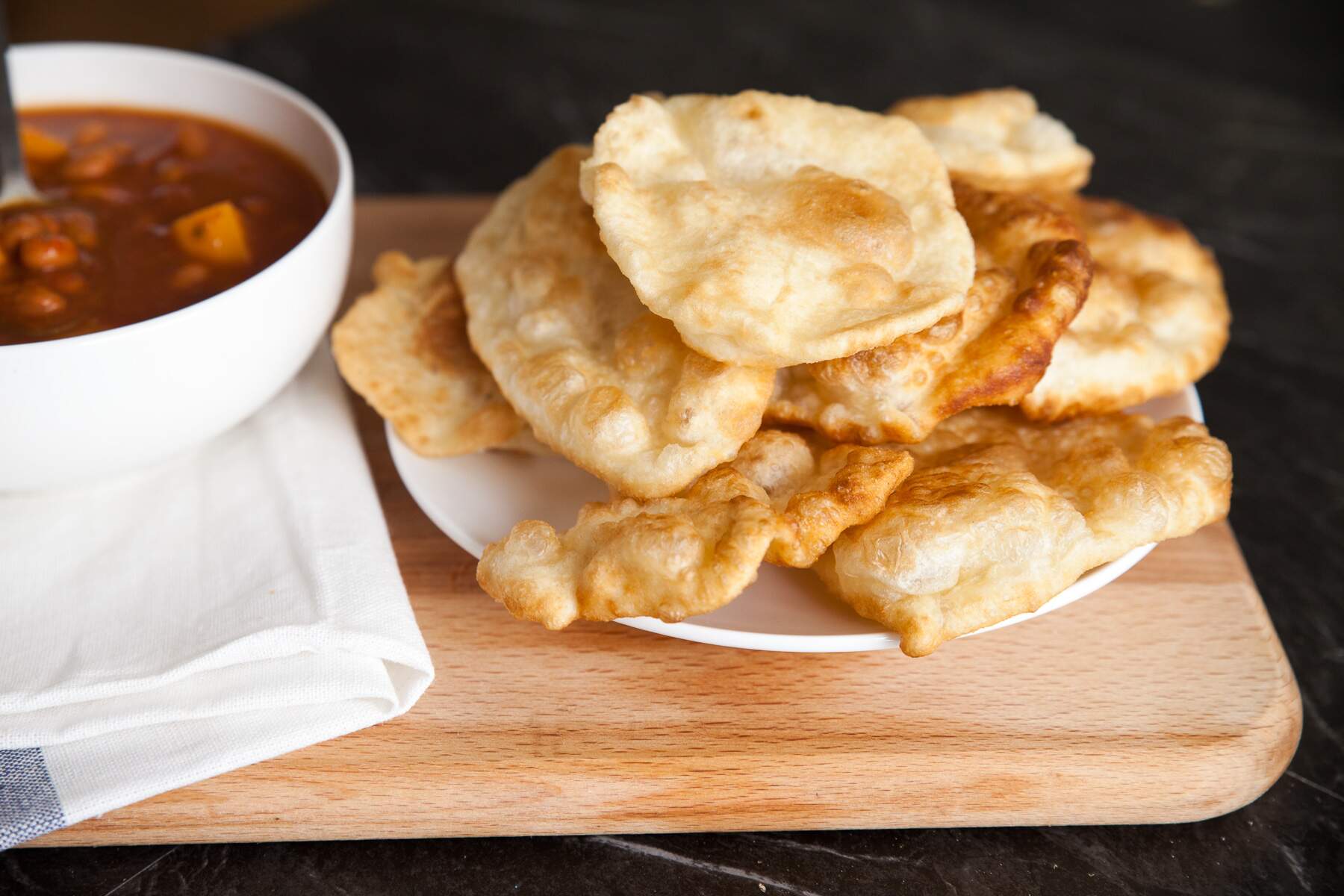 Stewed Puerto Rican Beans and Domplines (Fry Bread) | Call Me Betty