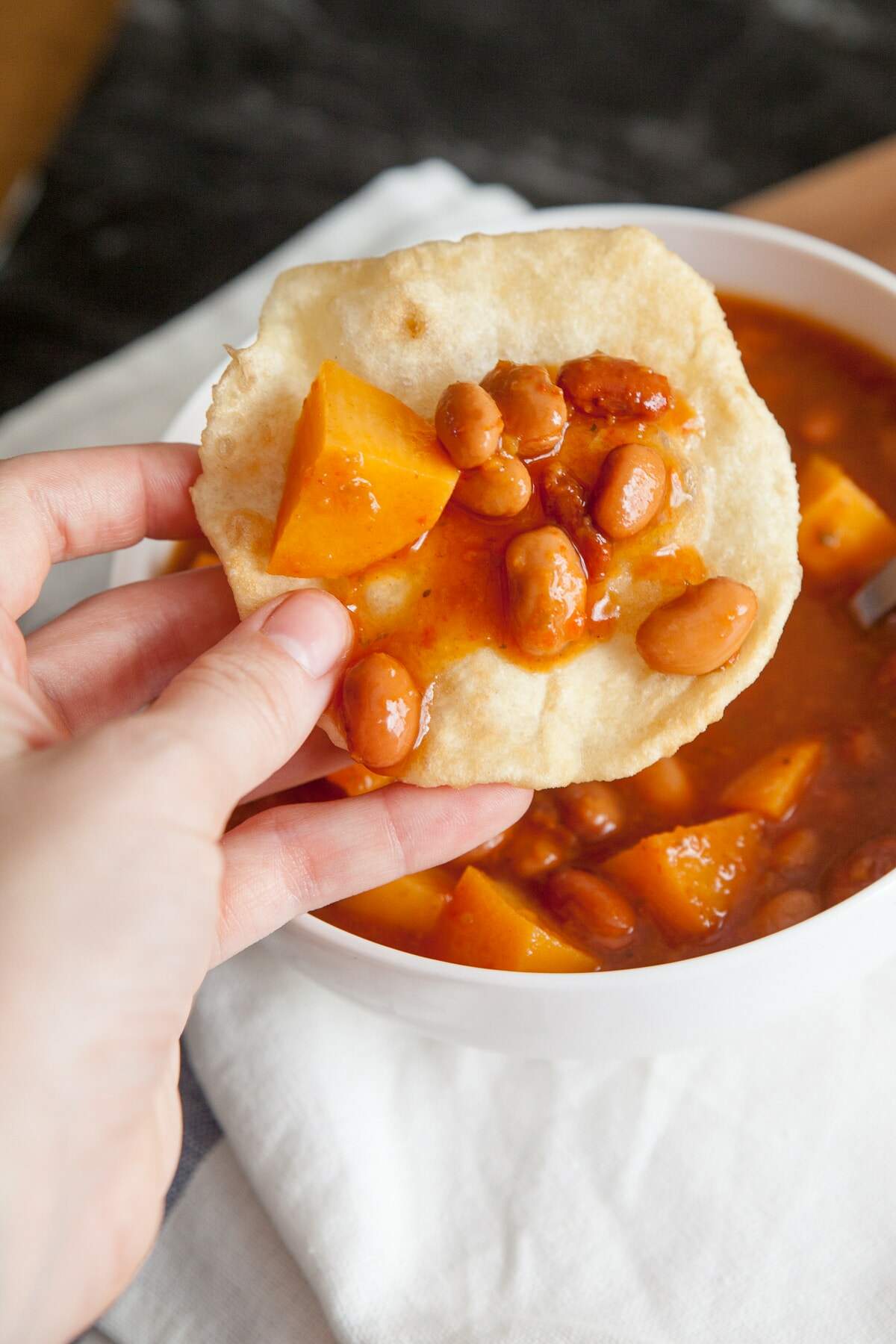 Stewed Puerto Rican Beans and Domplines (Fry Bread) | Call Me Betty