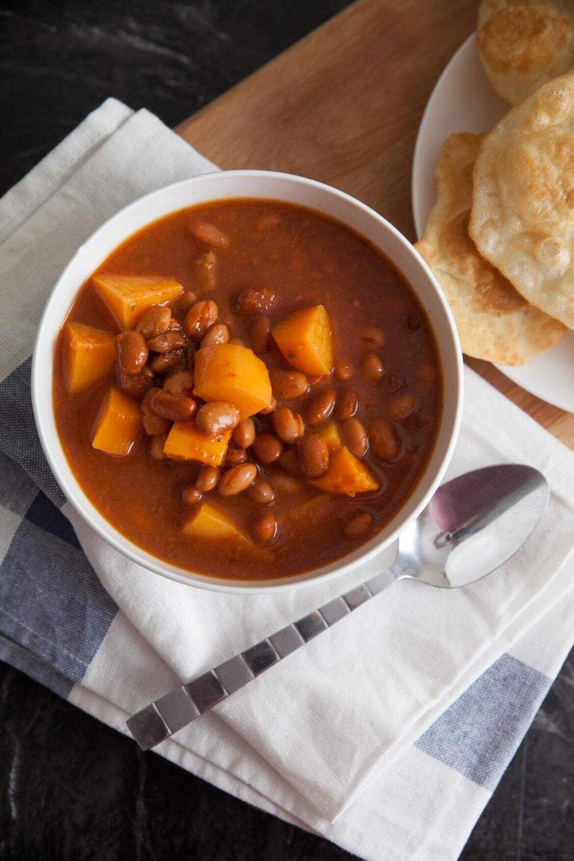 Stewed Puerto Rican Beans and Domplines (Fry Bread) | Call Me Betty