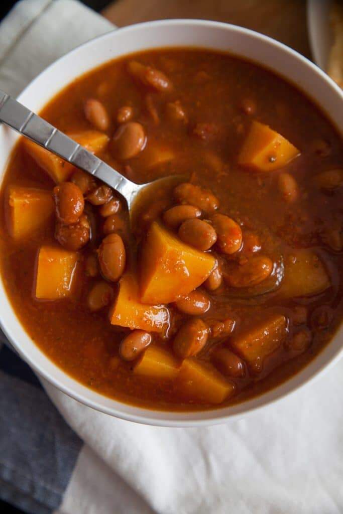 Stewed Puerto Rican Beans and Domplines (Fry Bread) | Call Me Betty