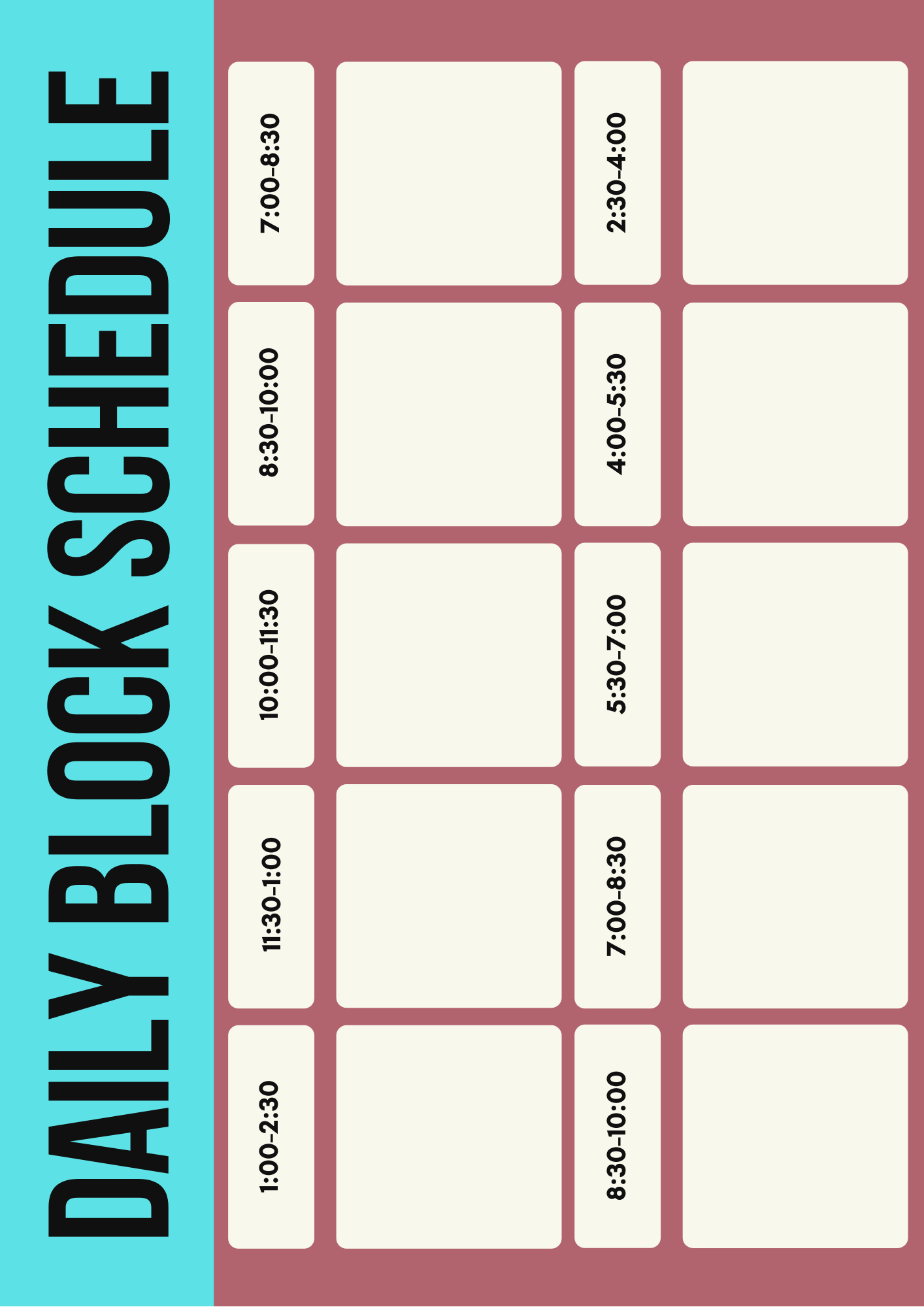 #26 Flexible Block Schedule for young kids and toddlers | Call Me Betty