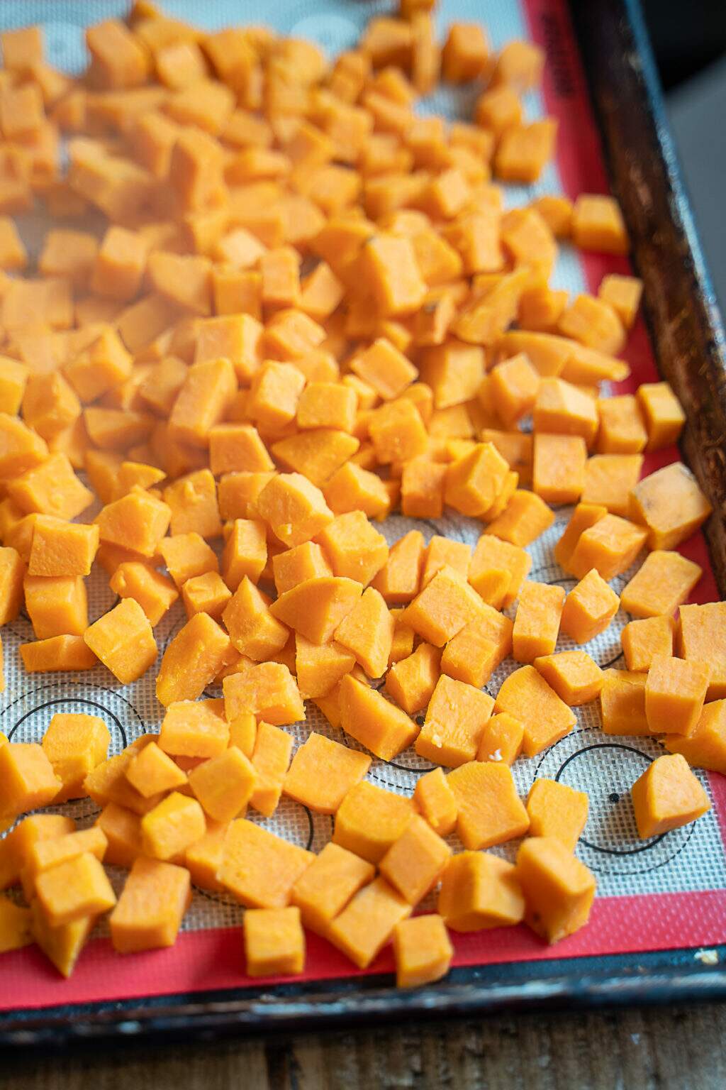 Freezer Sweet Potato Home Fries | Call Me Betty