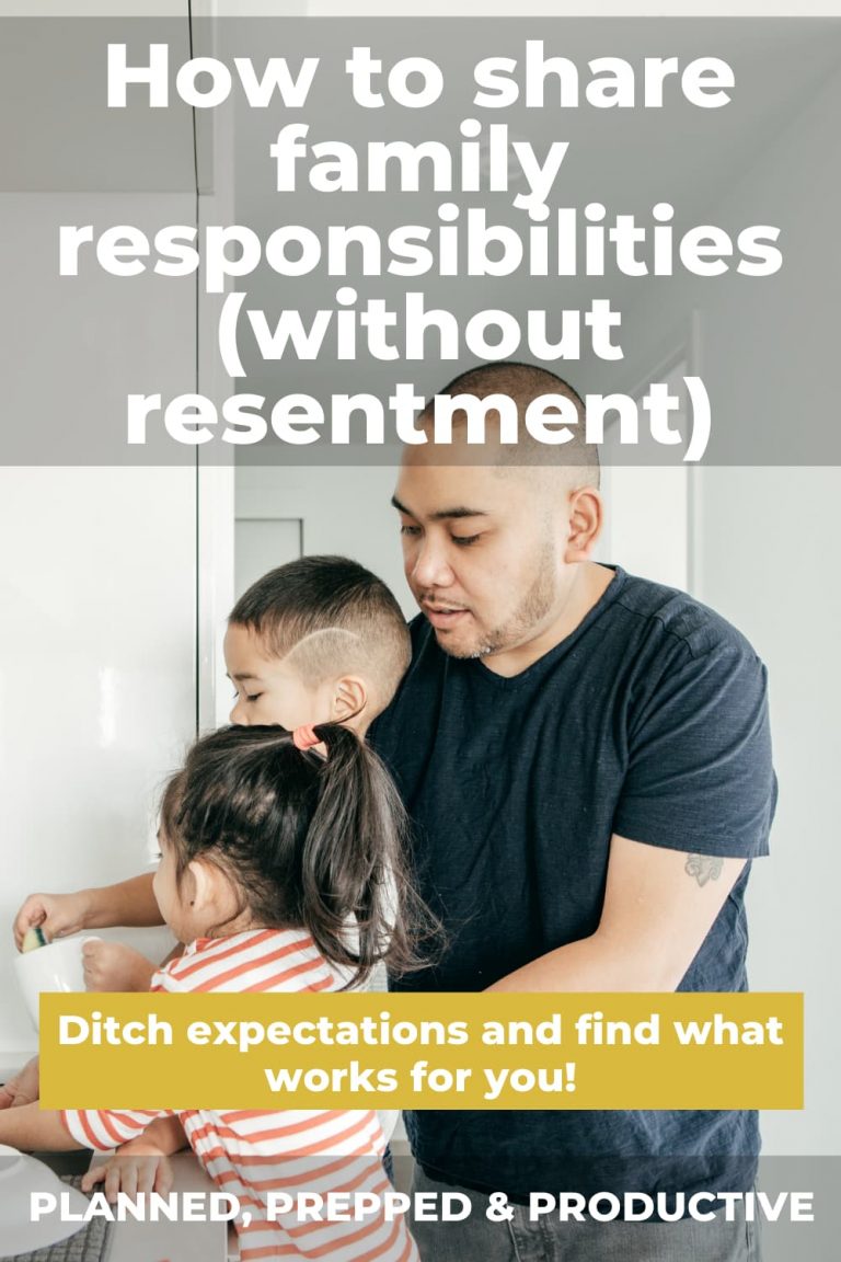 Sharing Family Responsibilities: Finding peace and balance at home ...